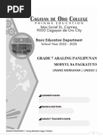 Lesson Plan 1 Grade 7 | PDF
