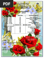 Grade 3 Class Program 2022-2023 | PDF | Schools | Learning