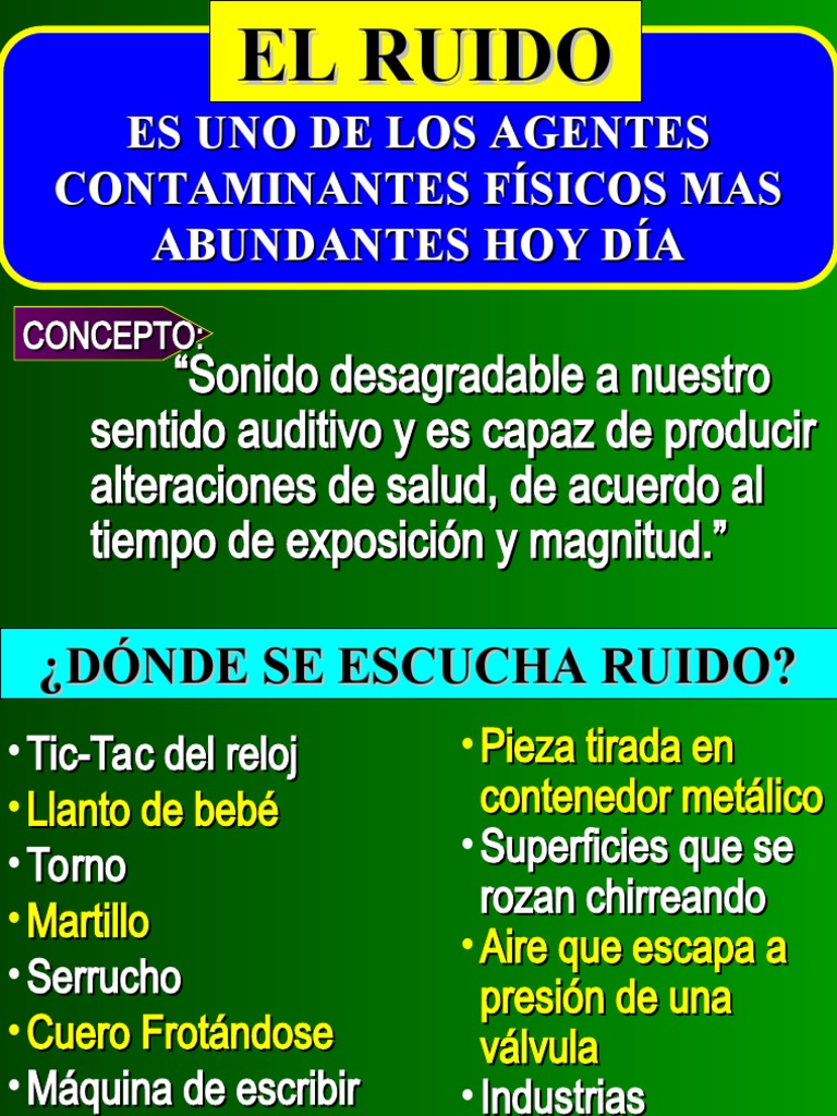 Ruido | PDF | Sonido | ruido