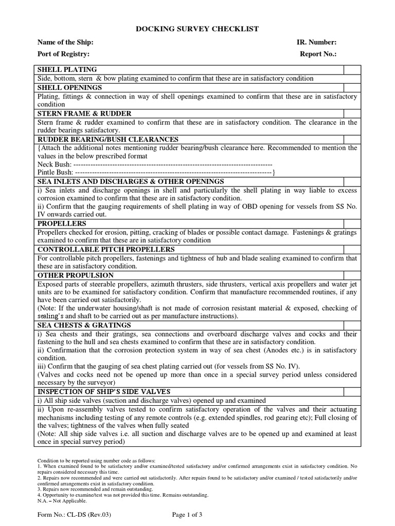 A Comprehensive Docking Survey Checklist for Assessing the Structural ...