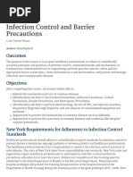 Infection Control Training Answer Key | PDF | Infection | Hepatitis B