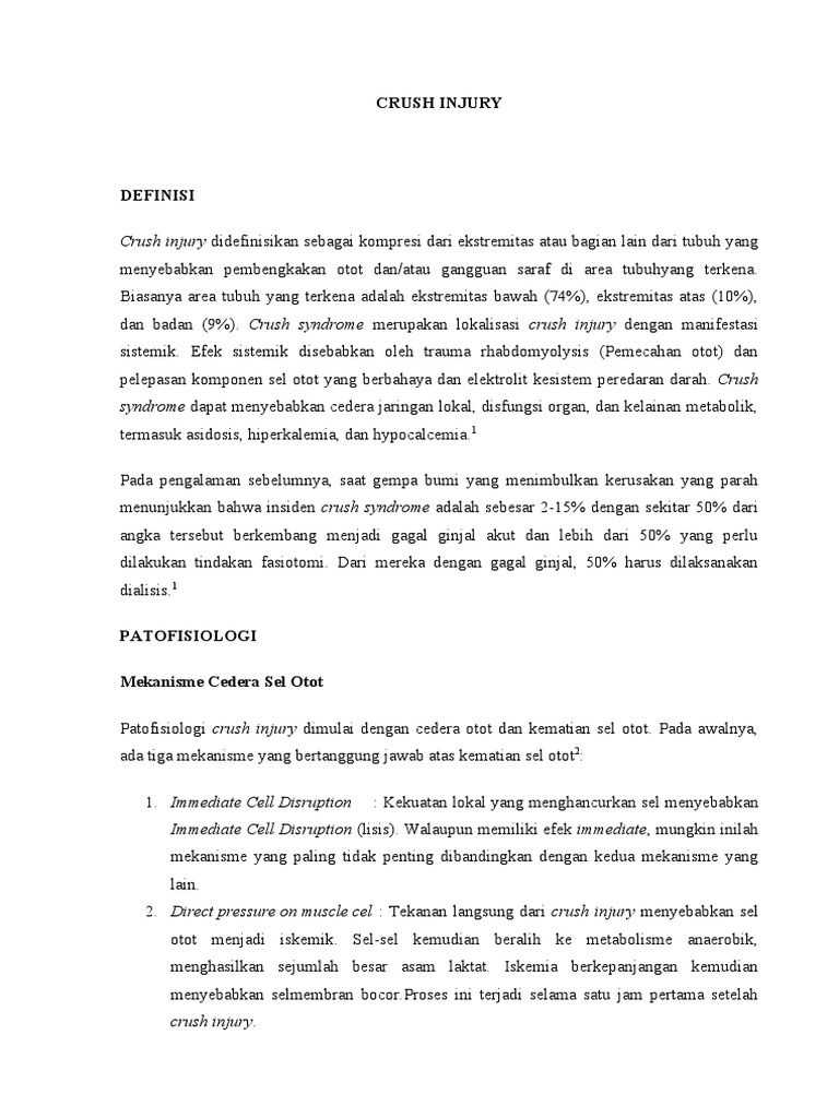 LP Crush Injury | PDF