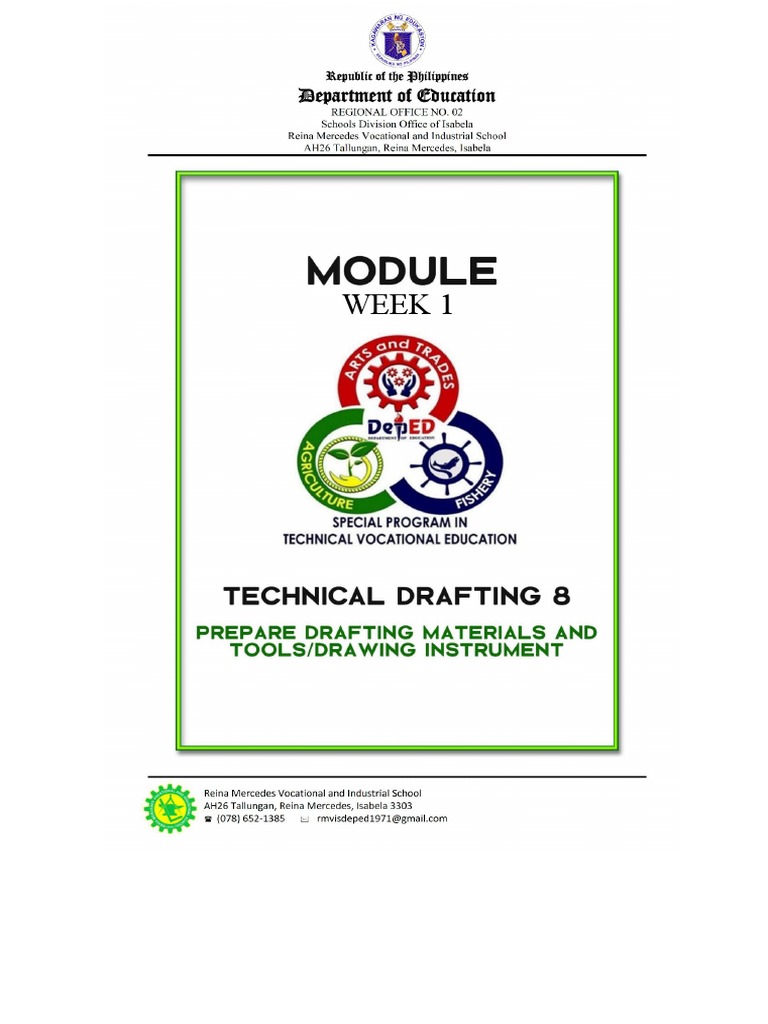 Drafting 8 - First Grading | PDF | Drawing | Technical Drawing