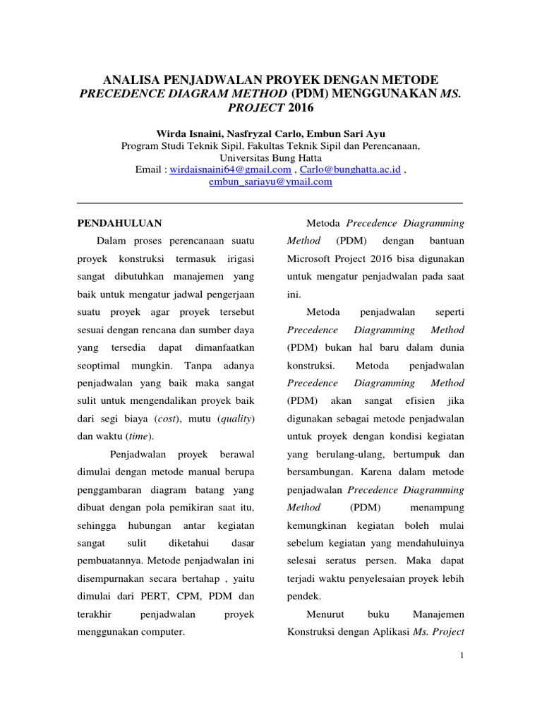 MS Project 2016 | PDF