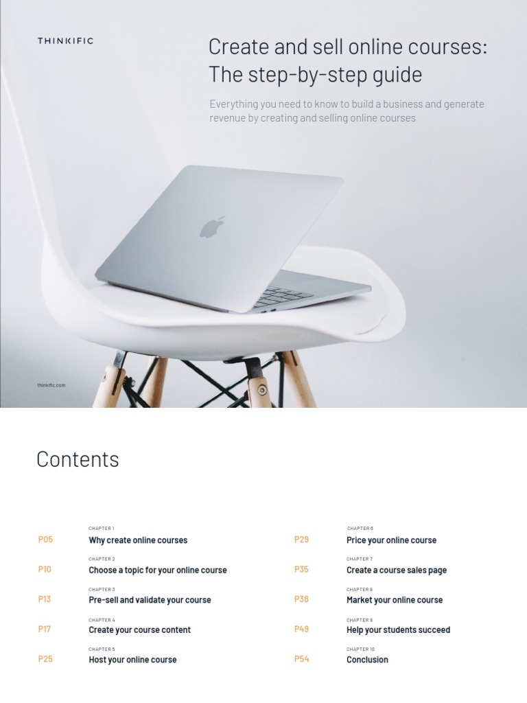 Create and Sell Online Courses - The Step-By-Step Ultimate Guide | PDF ...