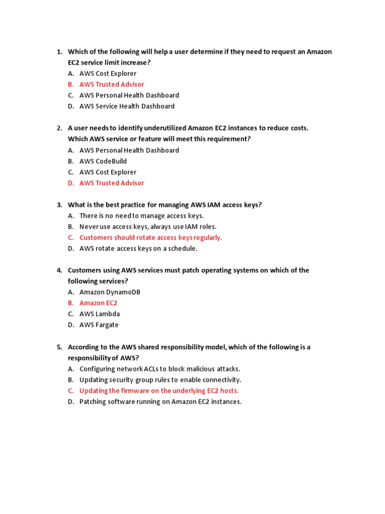 Udemy AWS Practice Test 6 | PDF | Amazon Web Services | Cloud Computing