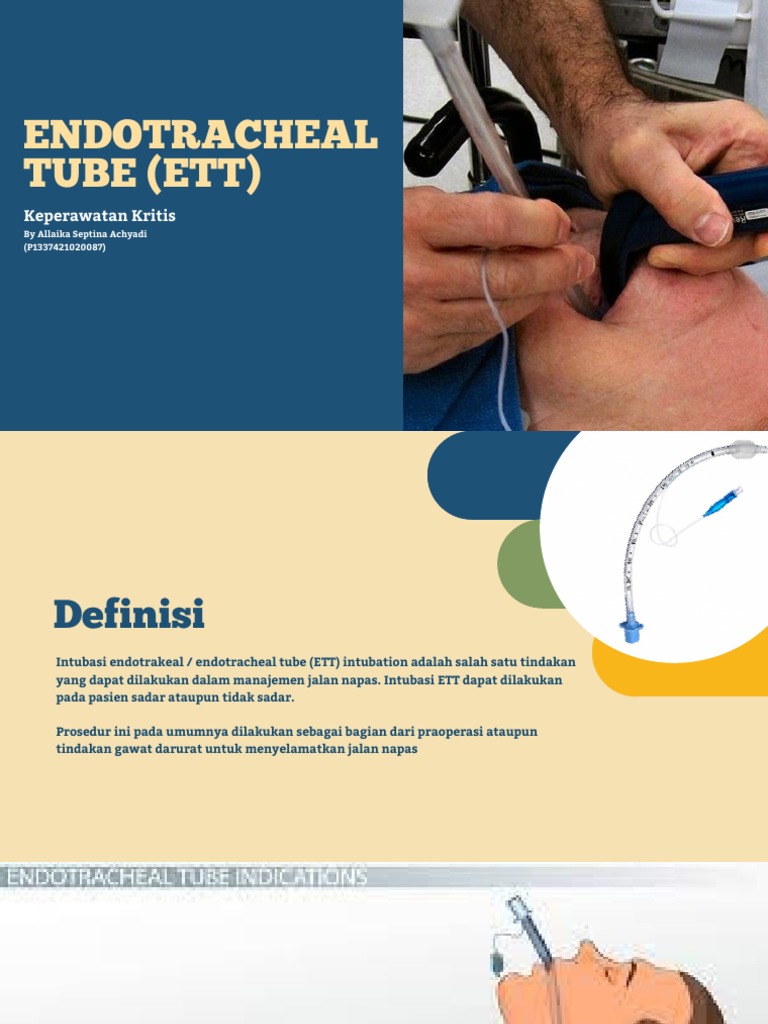 Prosedur Intubasi Endotrakeal ETT | PDF