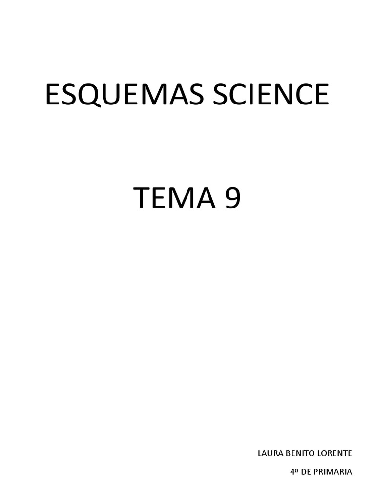 Tema 9 Science 4 Primaria Santillana | Descargar gratis PDF ...