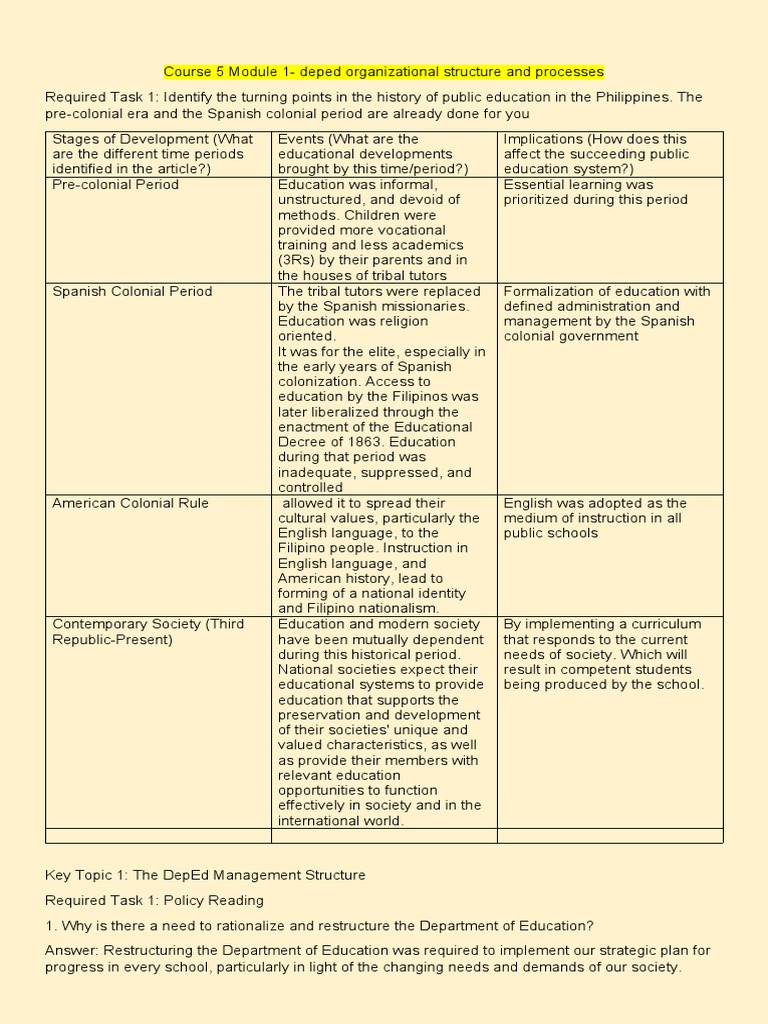 Tip Course 5 Answer 1 | Download Free PDF | Teachers | Curriculum