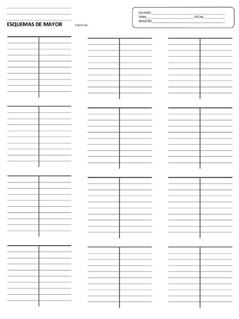 Cuentas t formato | PDF