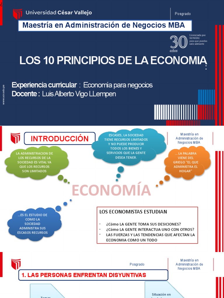 Los 10 Principios de La Economia | PDF | Inflación | Precios