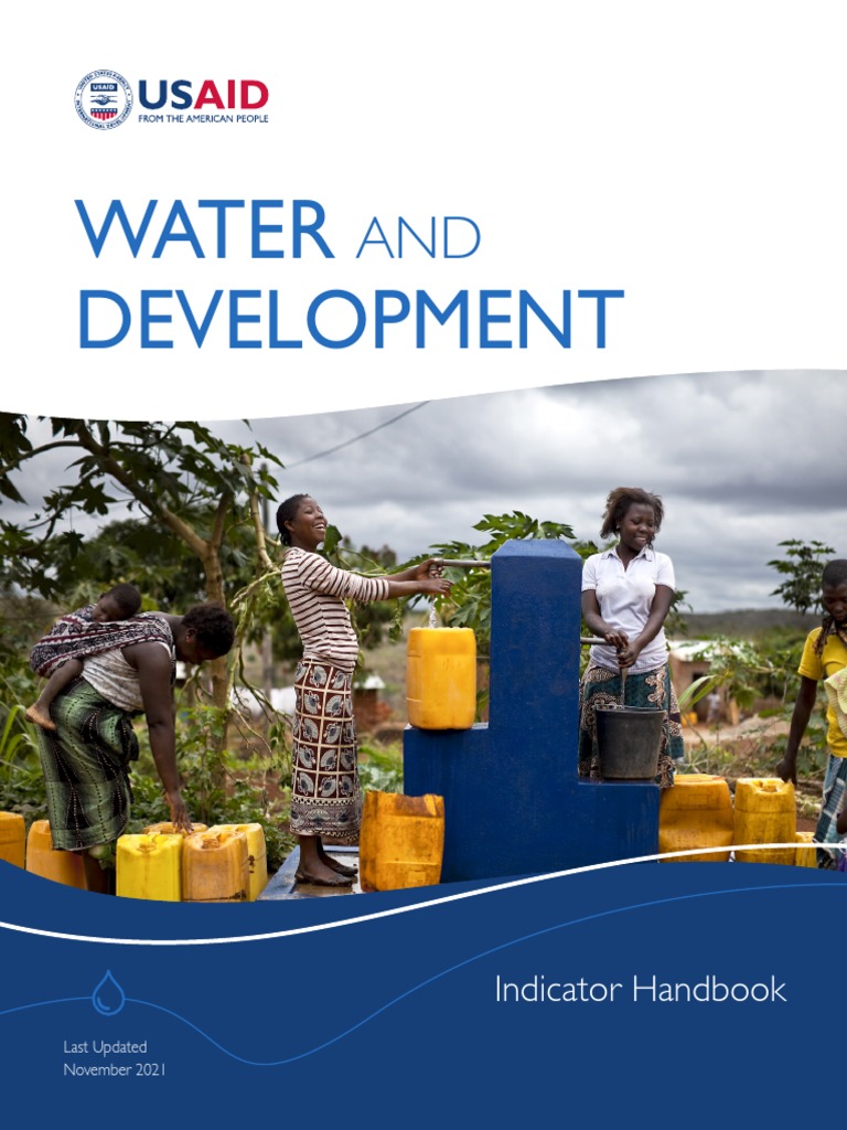 Usaid Water Indicator Handbook 508 1 | PDF | Sanitation | Wash