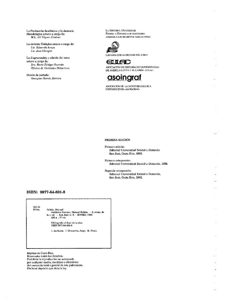 Auditoria Forense - Chavarría y Roldán | PDF