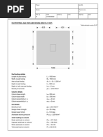 Pad Foundation Design Example Eurocode 2 | PDF | Foundation (Engineering) | Beam (Structure)