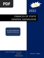 India Static GK Handbook 2025 | PDF