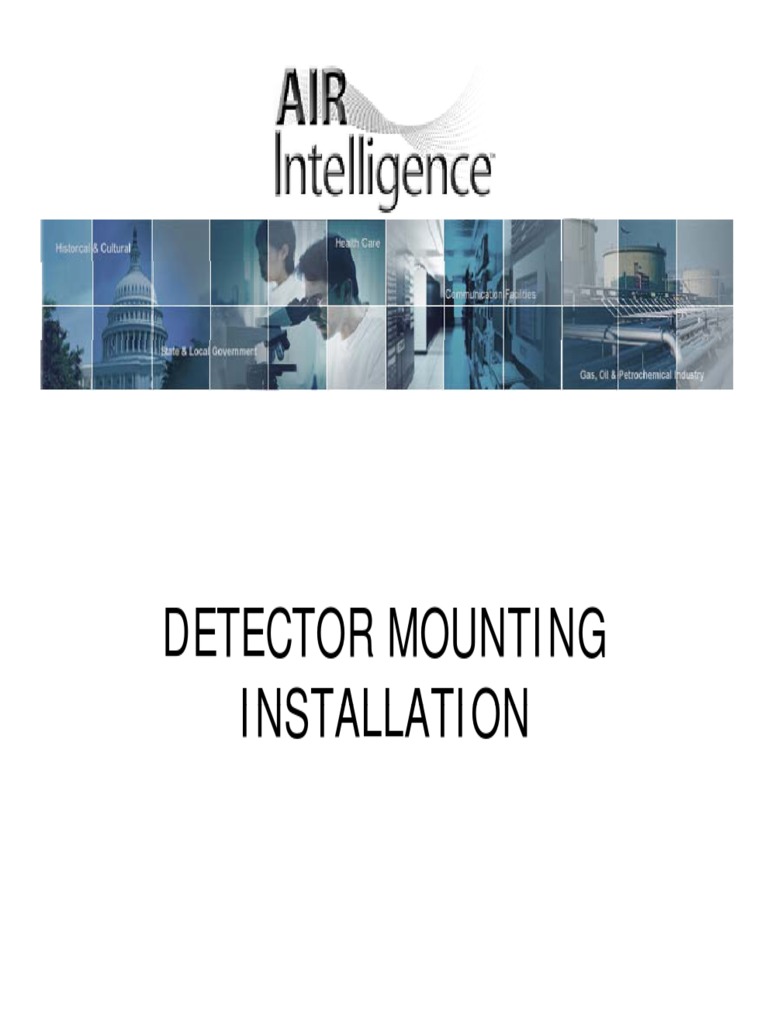 Detector Mounting Installation Guide | PDF | Computing | Computer Science