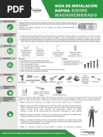Guia Rapida de Instalacion Plystone | PDF | Madera | Aislamiento térmico