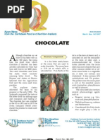 Chocolate Analysis | PDF | Chocolate | Chemistry