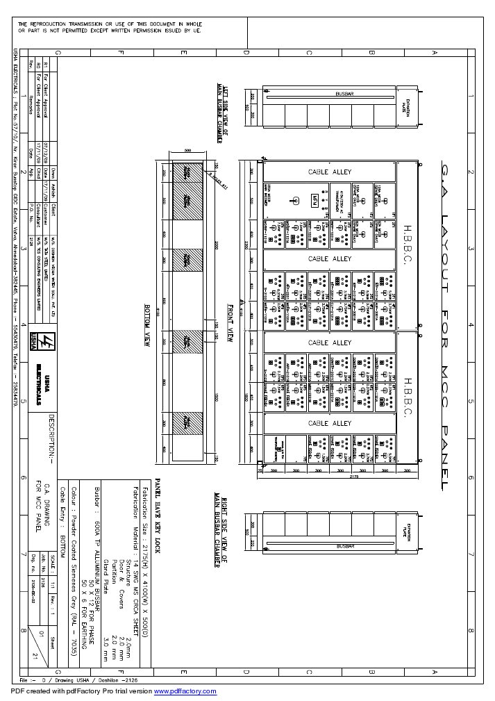 MCC Panel Drawing - R1 | PDF | Computers