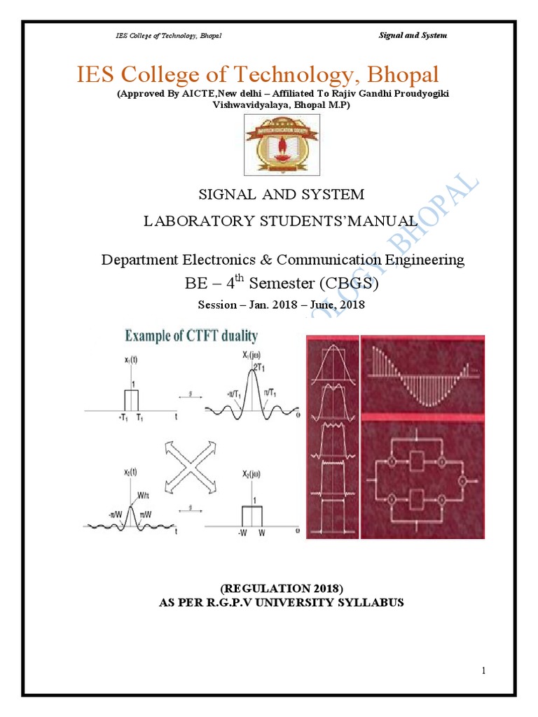 Signal and System Lab Manual Deepak | PDF | Matlab | Convolution