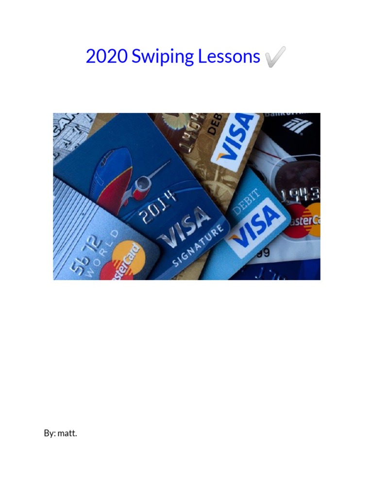 Carding Beginners Guide | PDF | Visa Inc. | Credit Card