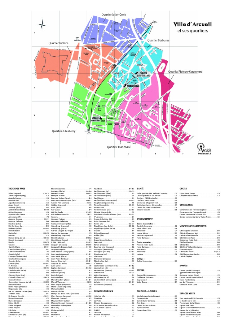 Plan de La Ville D Arcueil-2 | PDF | Peuple français | France