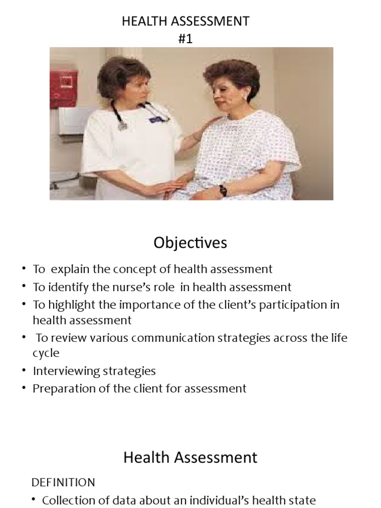 Health Assessment- In Progress | PDF | Nursing | Health Sciences