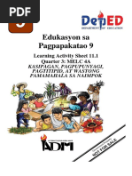 Mga Talento at Kakayahan | PDF