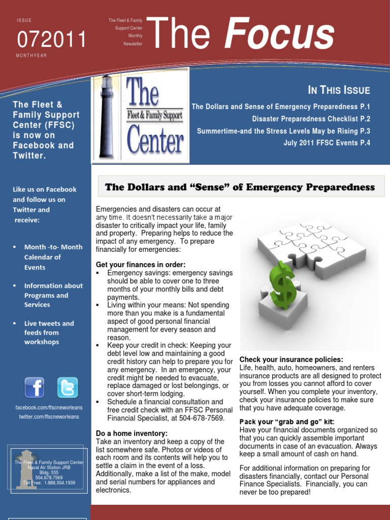July FFSC Newsletter | PDF | Emergency Management | Business