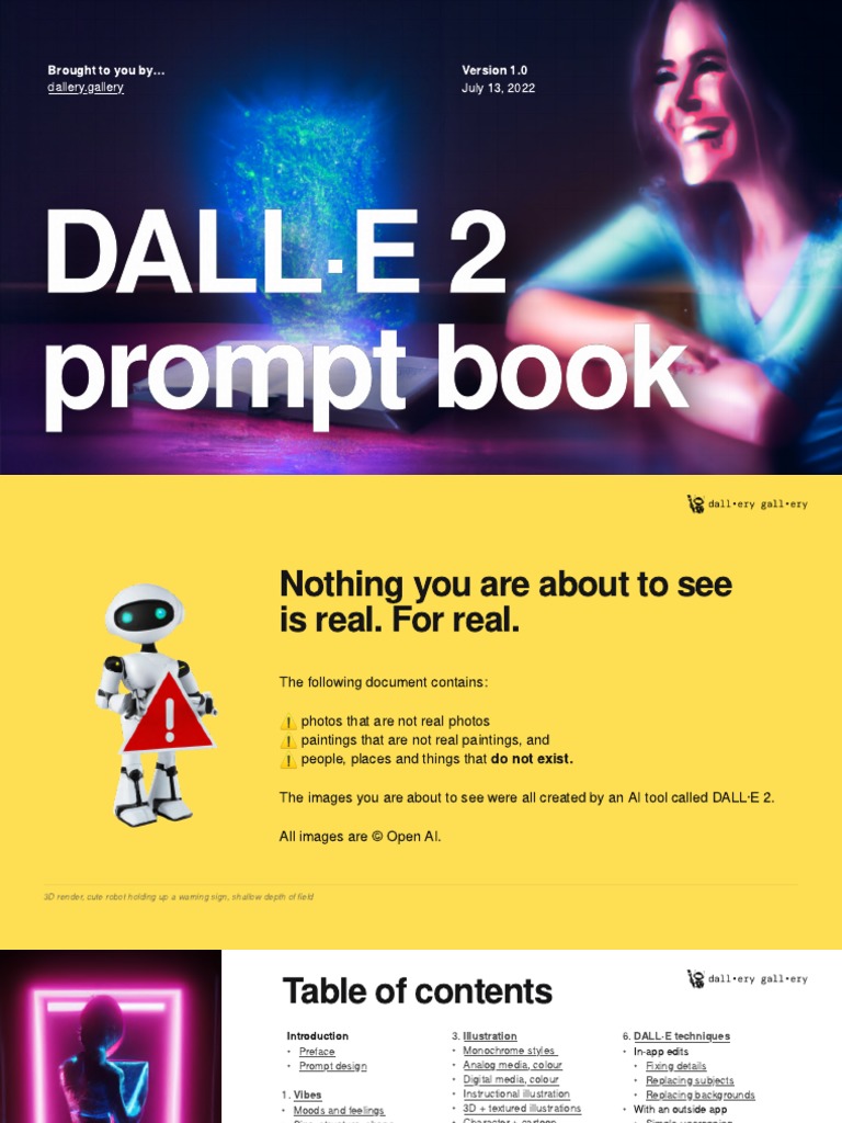 The DALL E 2 Prompt Book | Download Free PDF | Modern Art | Camera