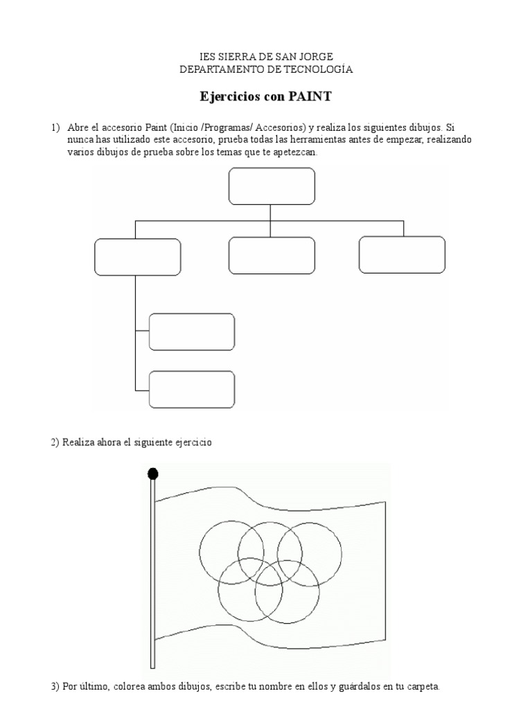 Ejercicios Paint | PDF