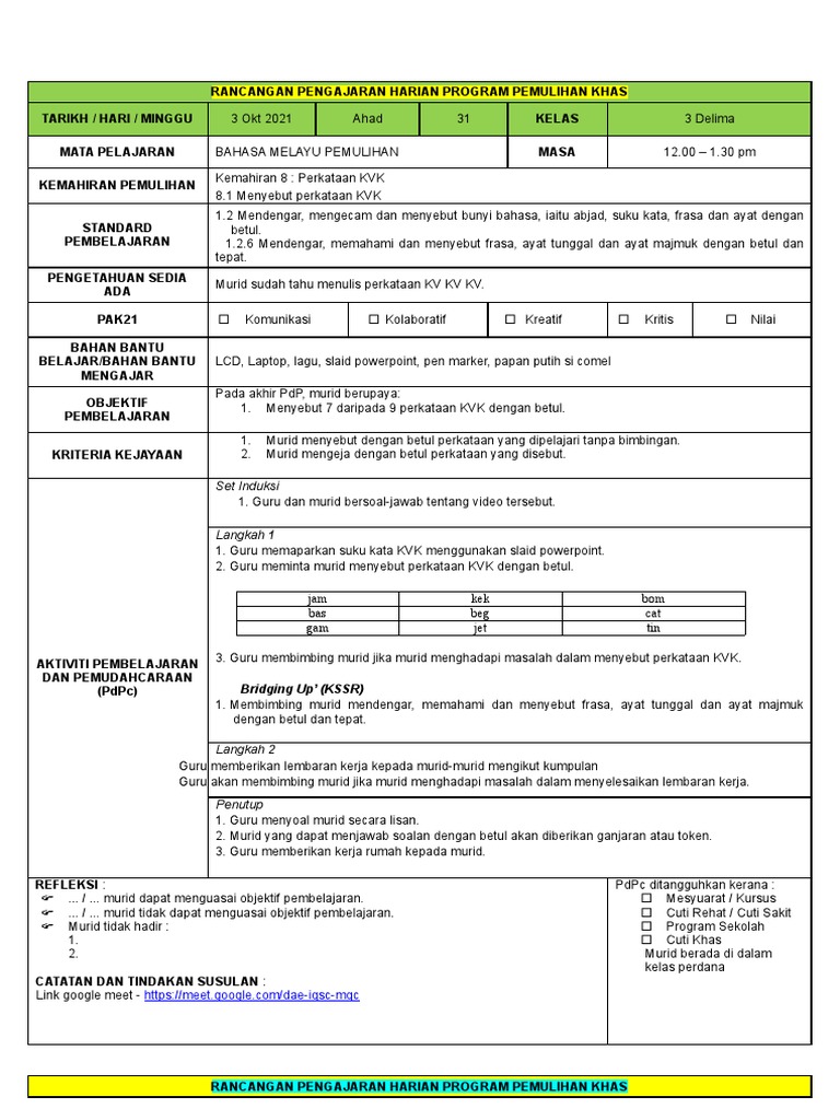Kemahiran 8 KVK | PDF
