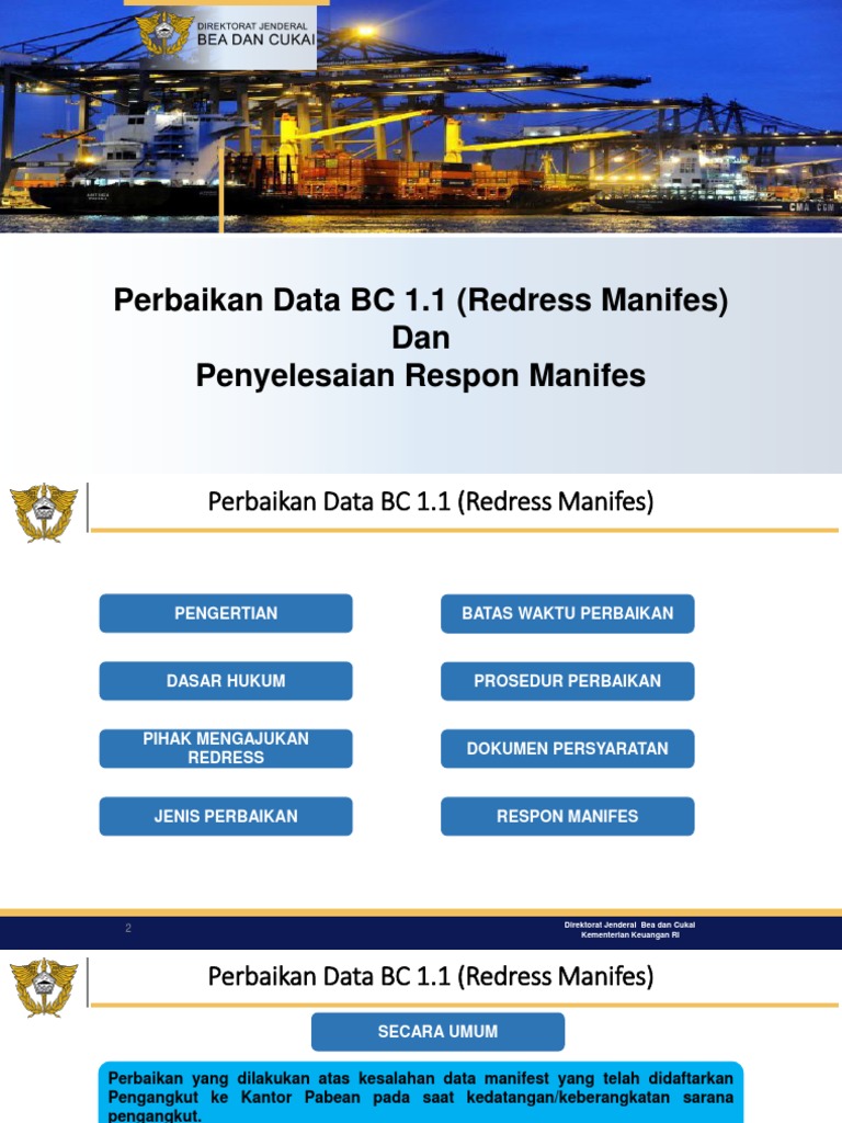 Kelas Kepabeanan Redress Dan Respon | PDF