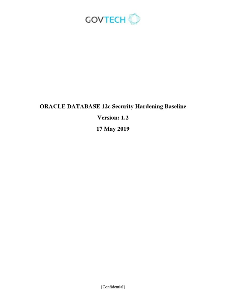 Oracle 12c Security Guide | PDF | Databases | Sql
