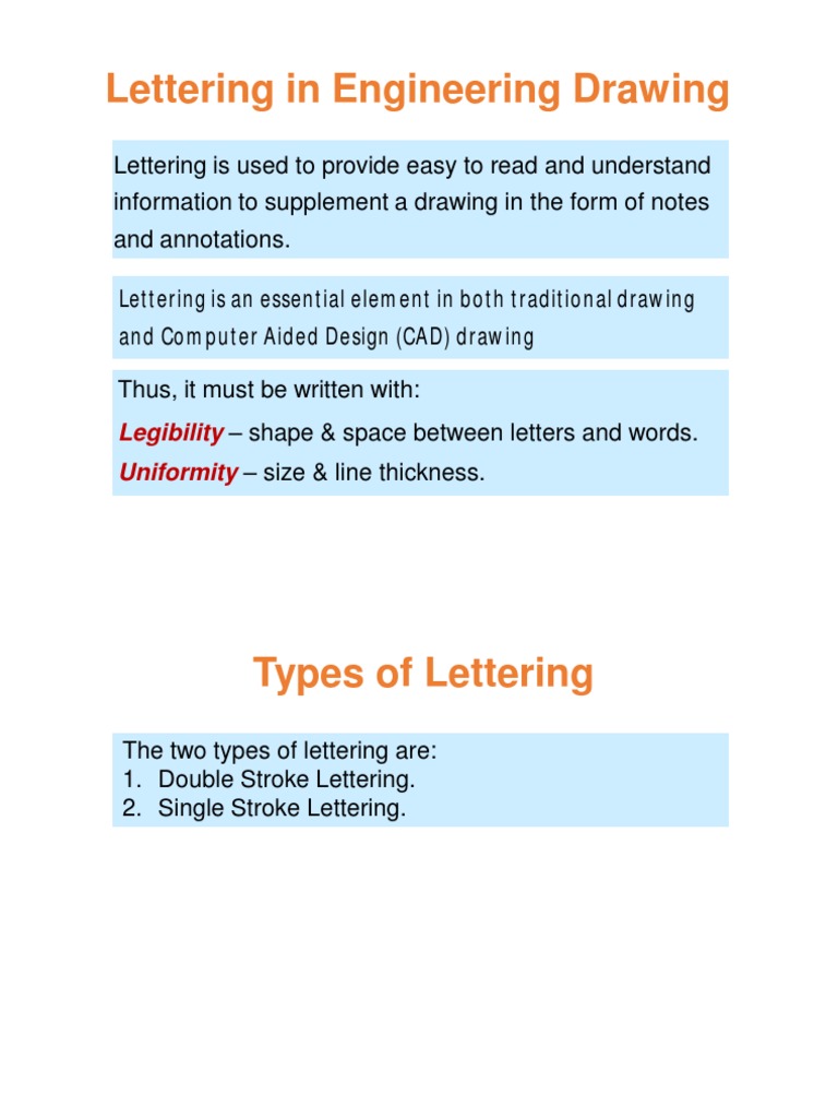 Engineering Lettering Presentation | Descargar gratis PDF | Letter Case ...