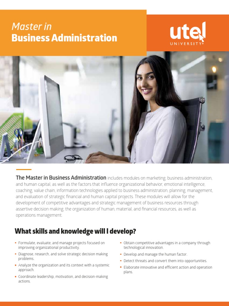 Master in Business Administration | PDF | Strategic Management ...