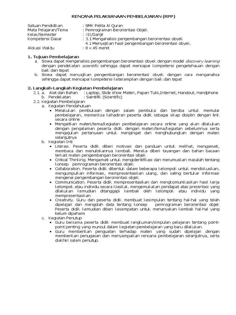 Indra RPP Pbo Xii 2021-2022 | PDF