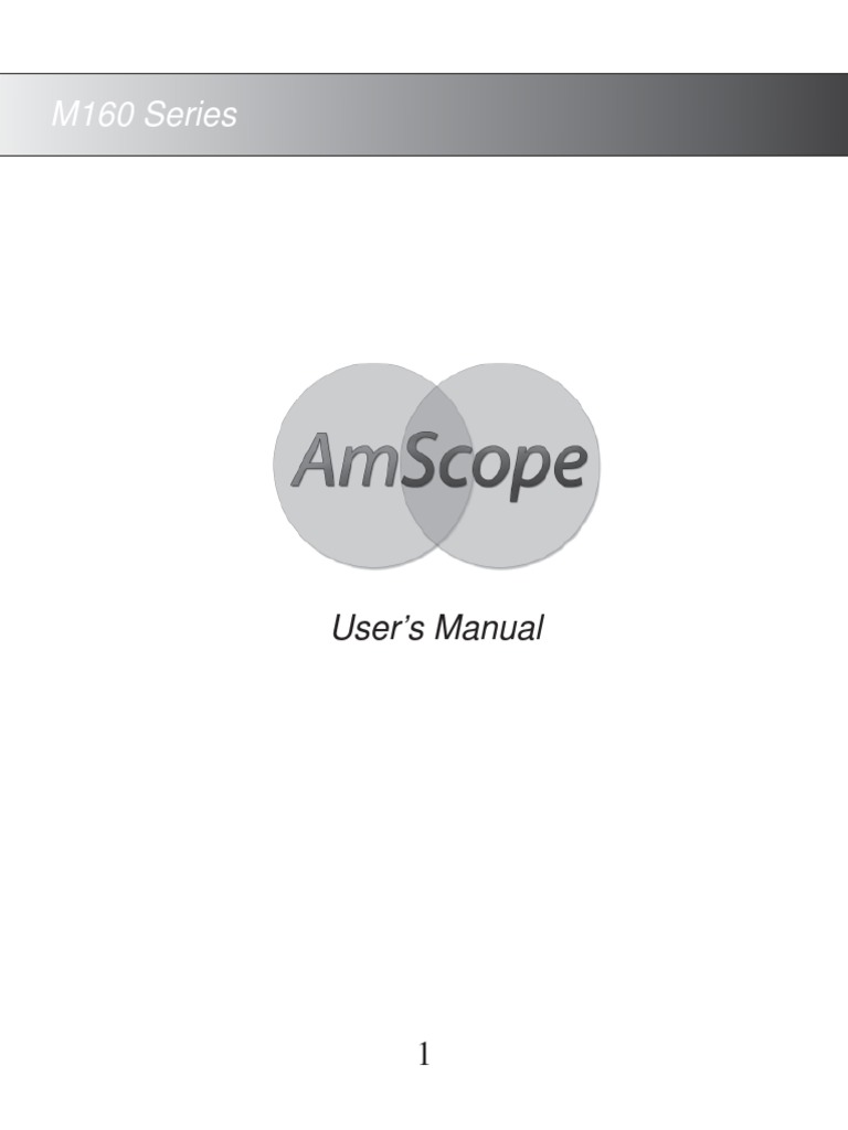 M160 Series Complete Manual | PDF | Aperture | Manufactured Goods