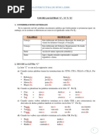 Uso de letras b, v, c, s y z en español | PDF | Plural | Morfología ...