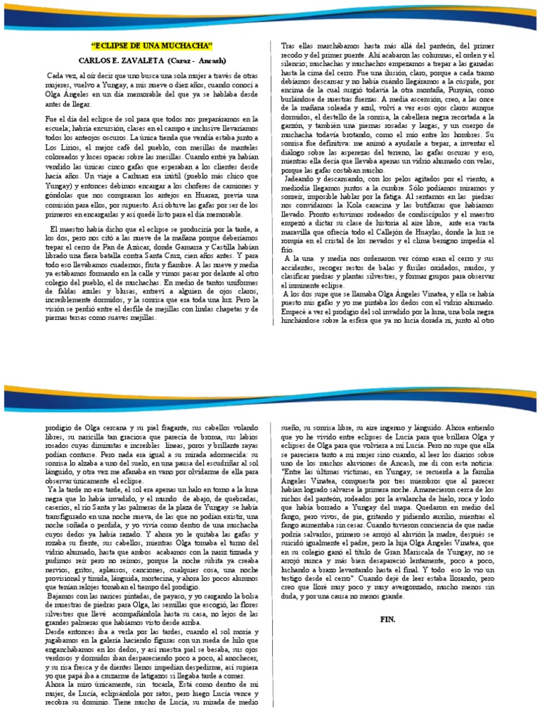 Eclipse de Una Muchacha | PDF