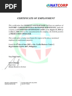 Medical Certificate | PDF