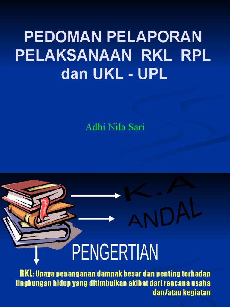 Pedoman Pelaporan RKL RPL UKL UPL | PDF