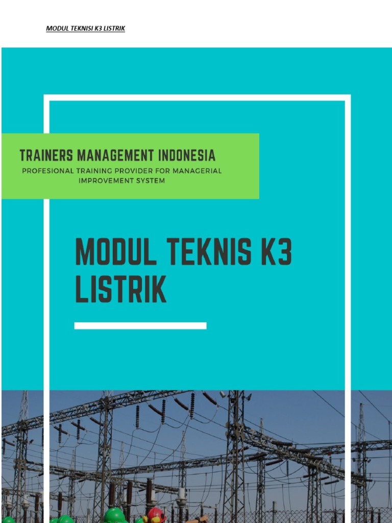 Modul Teknis K3 Listrik Part 1 | PDF