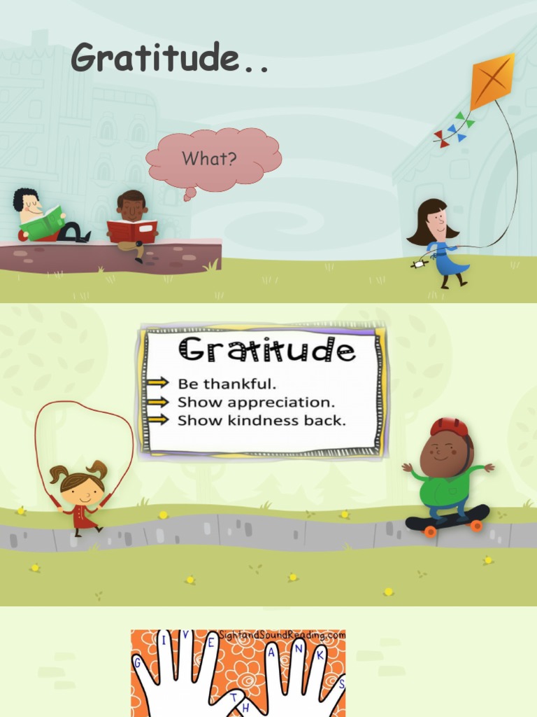 Gratitude PPT For Kids | PDF | Lifestyle
