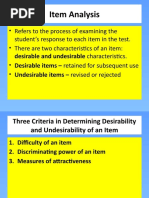 Item Analysis: Difficulty Index | PDF | Multiple Choice | Tests