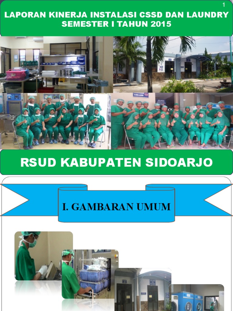 Laporan Kinerja CSSD Fix | PDF