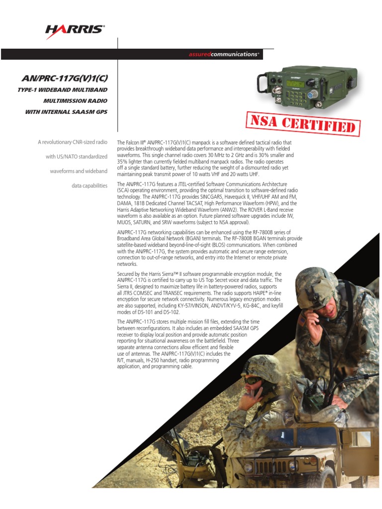 AN-PRC-117G (V) 1 (C) 12-10 - tcm26-9017 | PDF | Ultra High Frequency ...