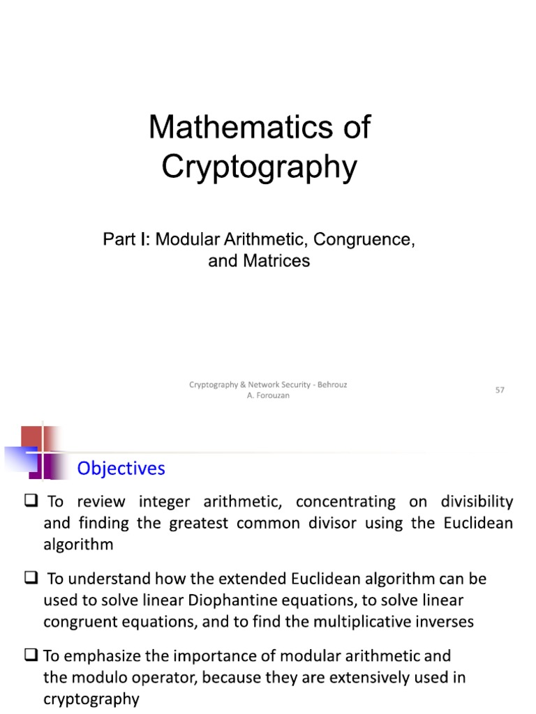 Mathematics in Cryptography | PDF