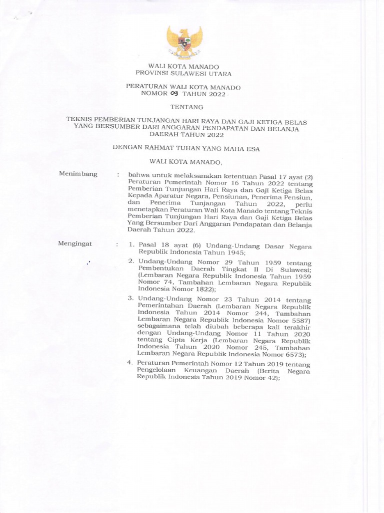 Teknis Pemberian TPP Hari Raya Dan Gaji Ketiga Belas Update | PDF Teknis Pemberian TPP Hari Raya Dan Gaji Ketiga Belas Update | PDF