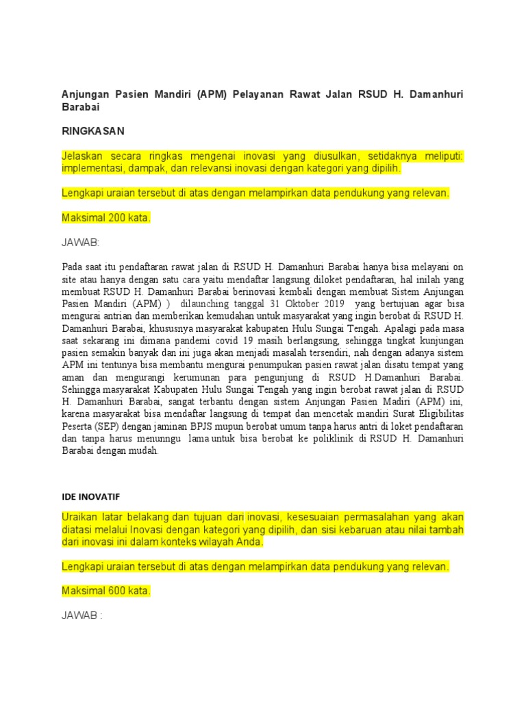 Proposal Apm 2022 | PDF